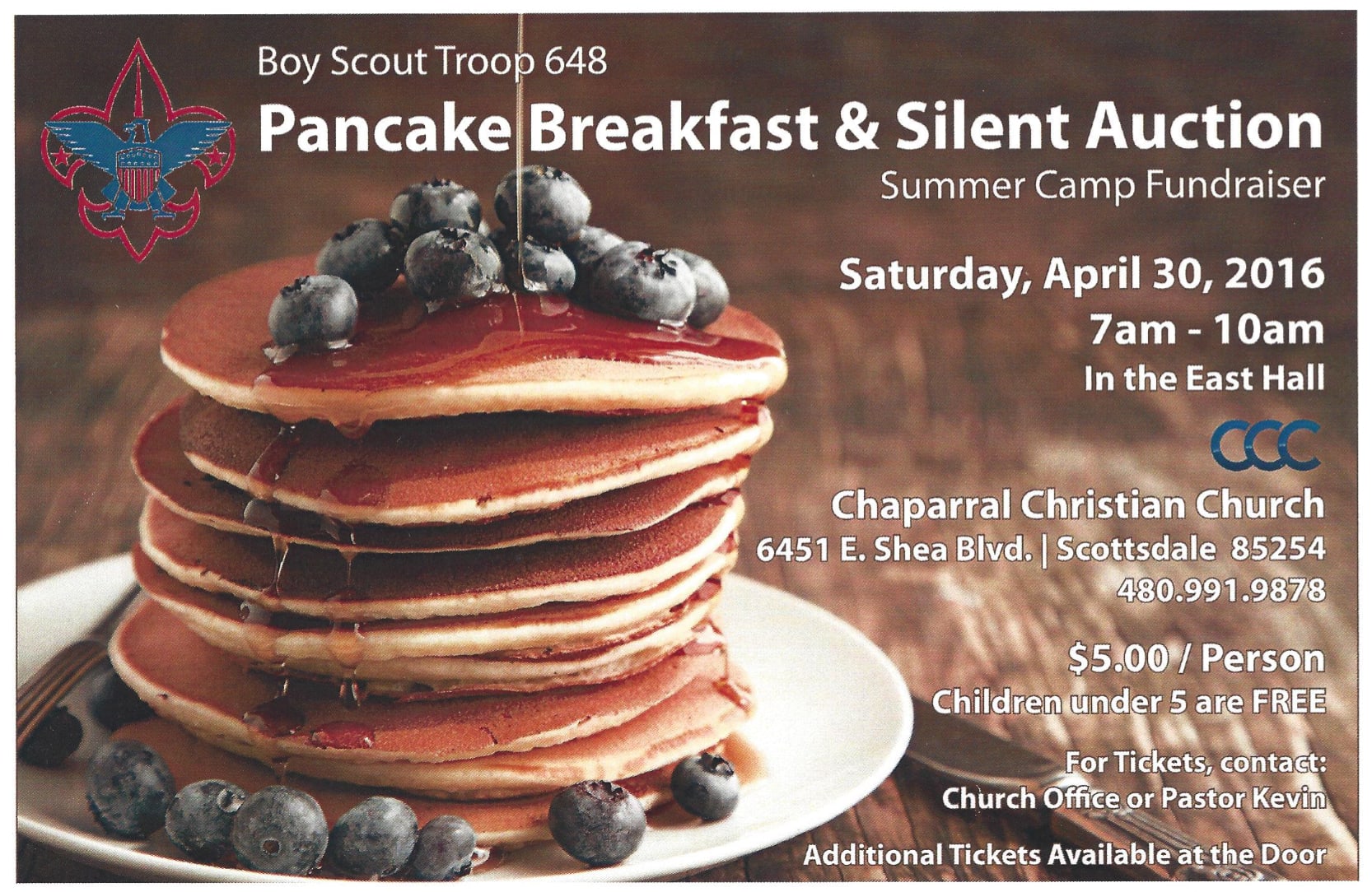 Pancake Breakfast – Important Information! | Boy Scout Troop 648